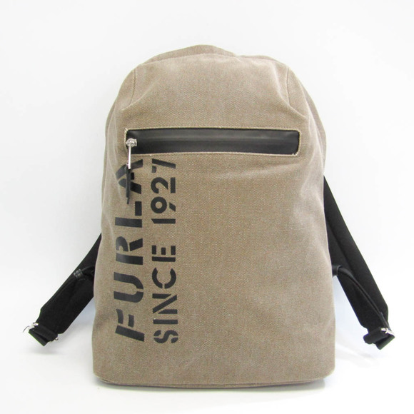 Furla | Bags | Furla Man Technical 85059706513 Mens Canvas Backpack ...